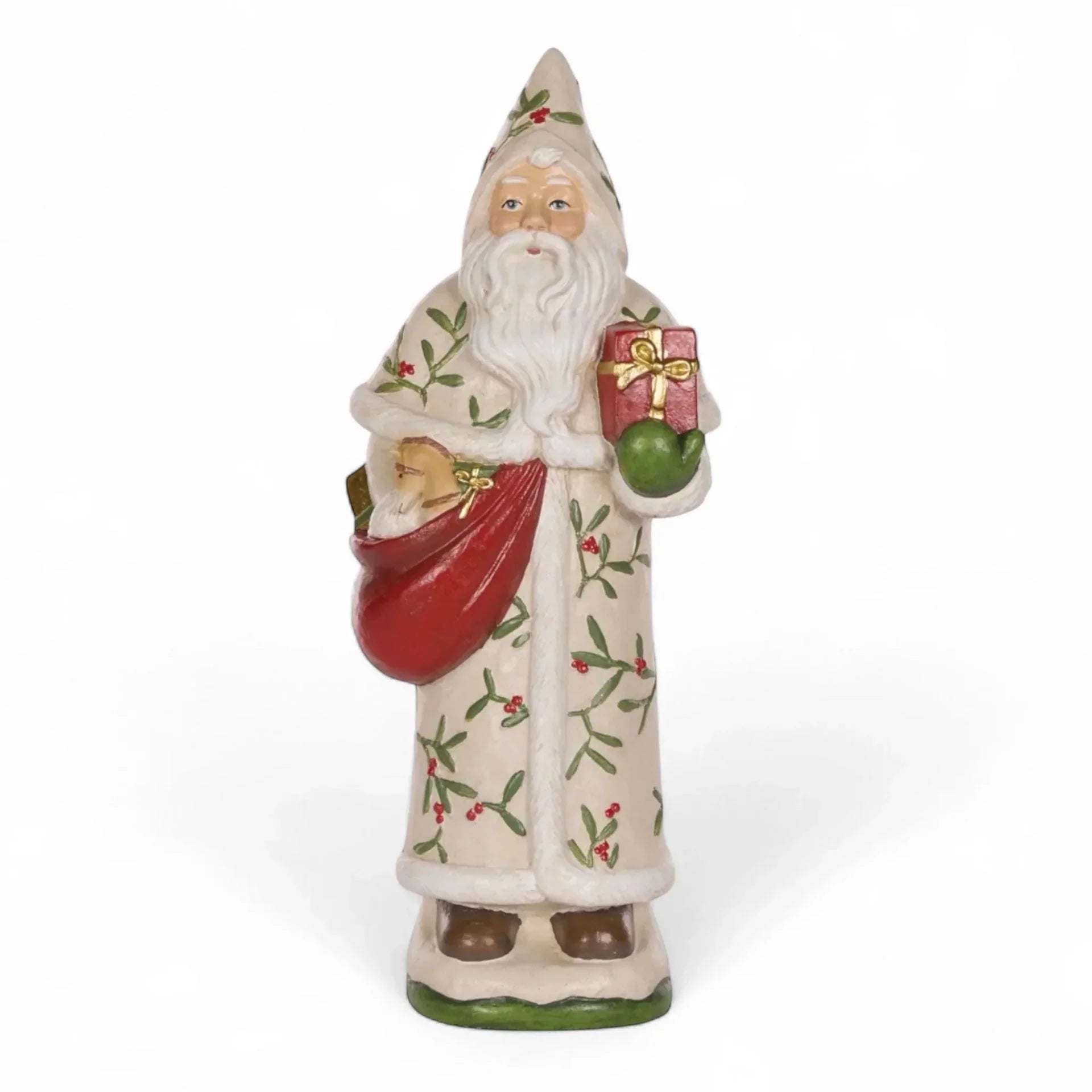 30.5cm Mistletoe Santa - 12.4x8.7x30.5cm Christmas Decoration ...