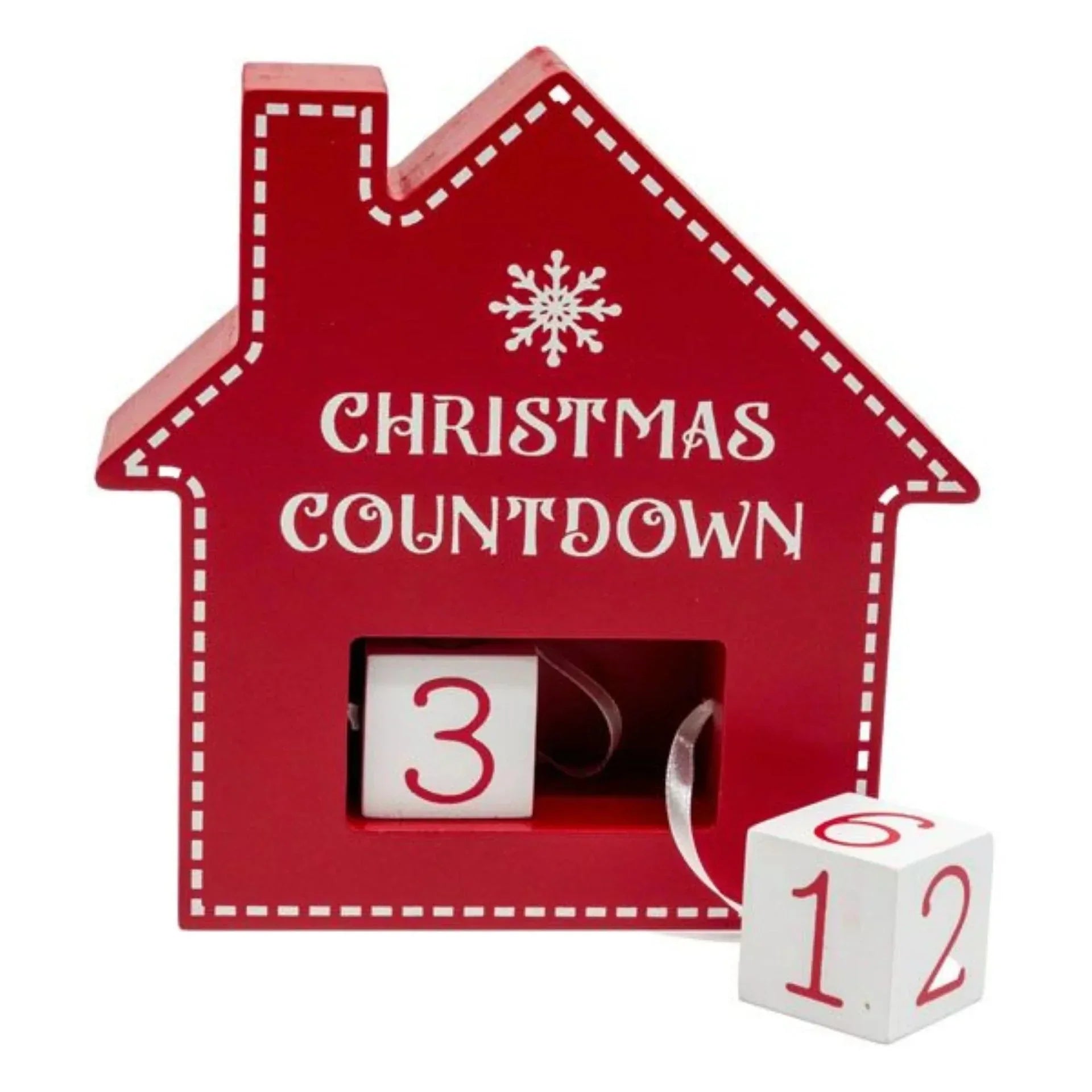 Red Christmas House Countdown - Christmas Traditional Interactive ...