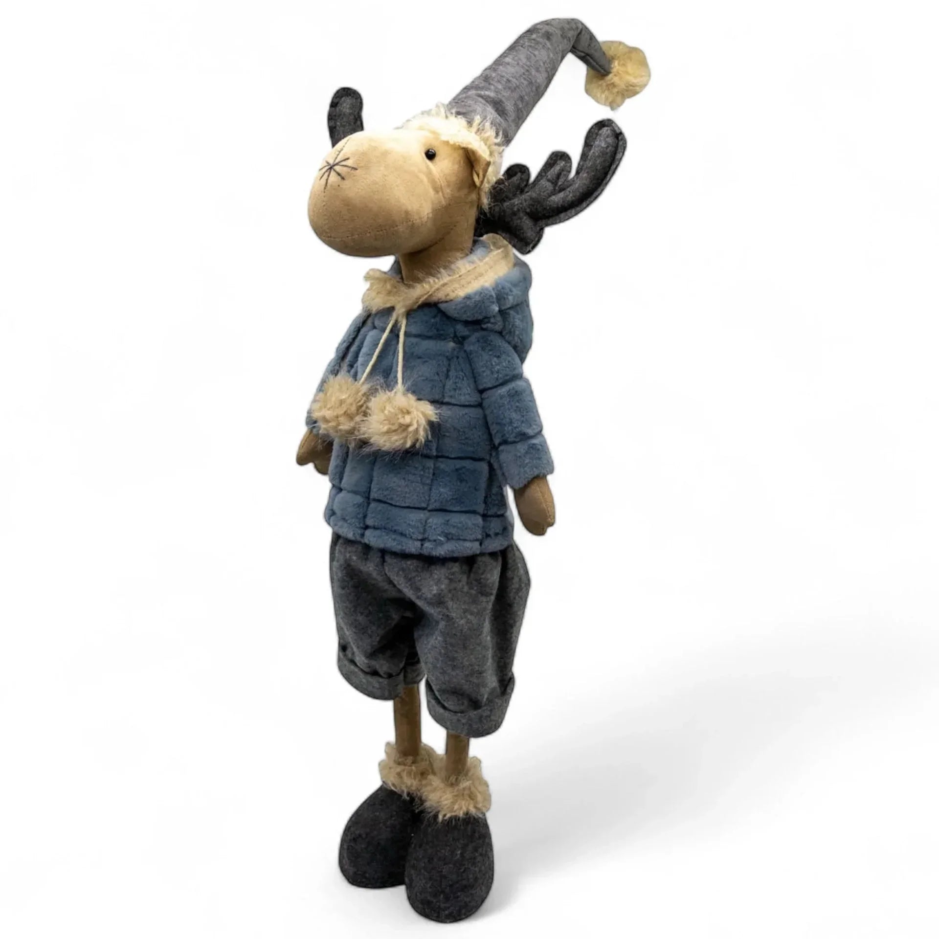 86cm Mr Bluey Standing Moose - Large Christmas Traditional Character ...